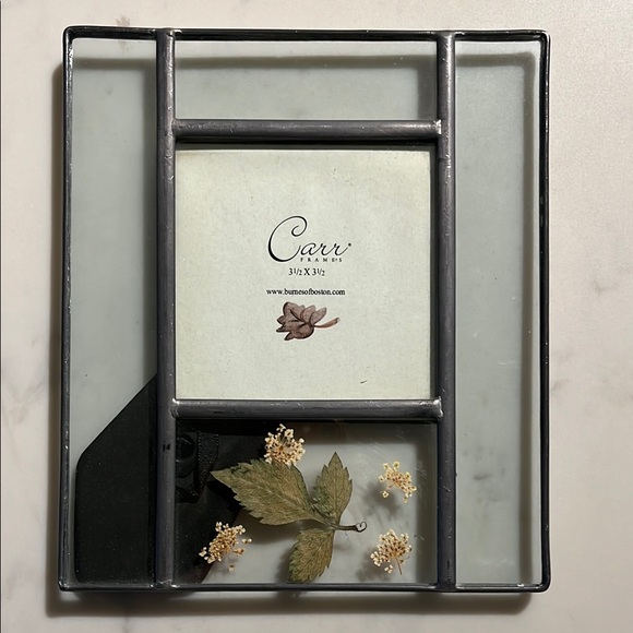 Vintage | Accents | Vintage Carr Leaded Glass With Dried Flowers Photo ...